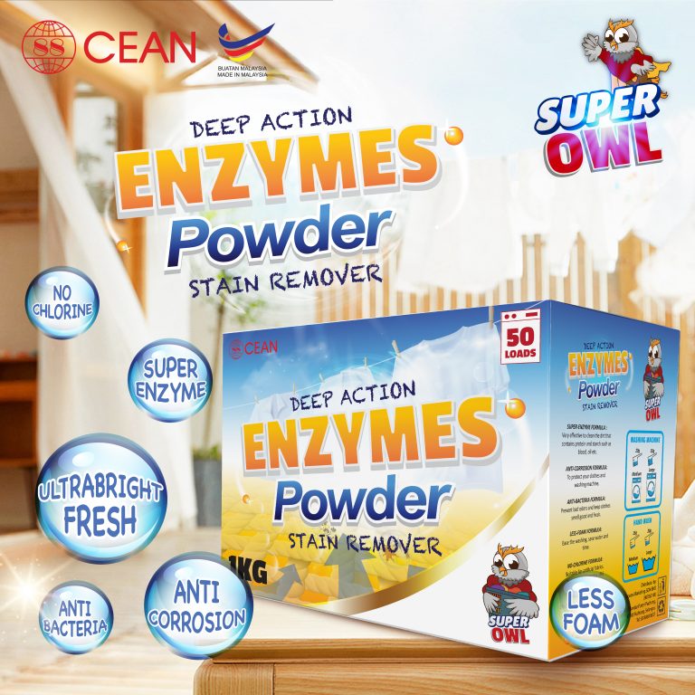 Super Owl Enzyme Detergent Powder - iOcean88